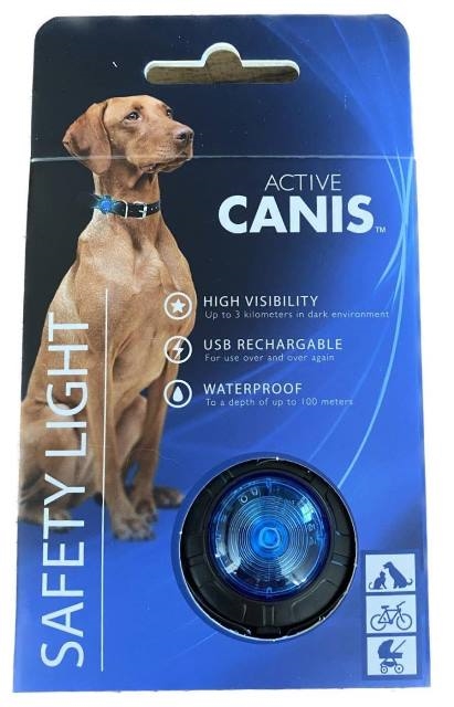 Active Canis Safety Lights Blue